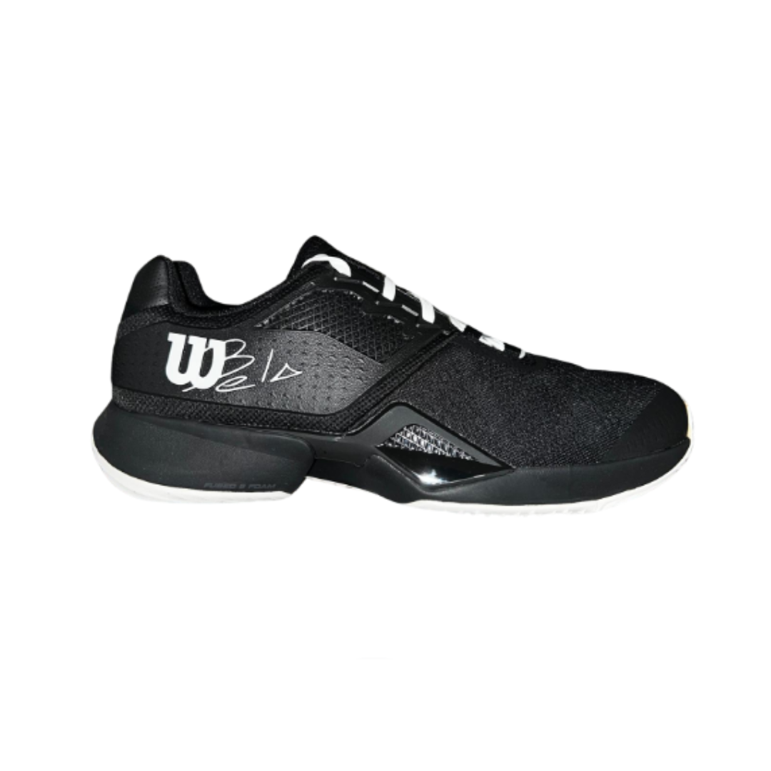 WILSON SHOES MEN BELA TOUR BLACK/BLACK/WHITE – Pedal&Padel